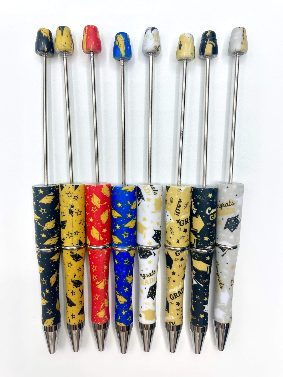 Graduation Plastic Printed Beadable Pens – CTS Wholesale Silicone