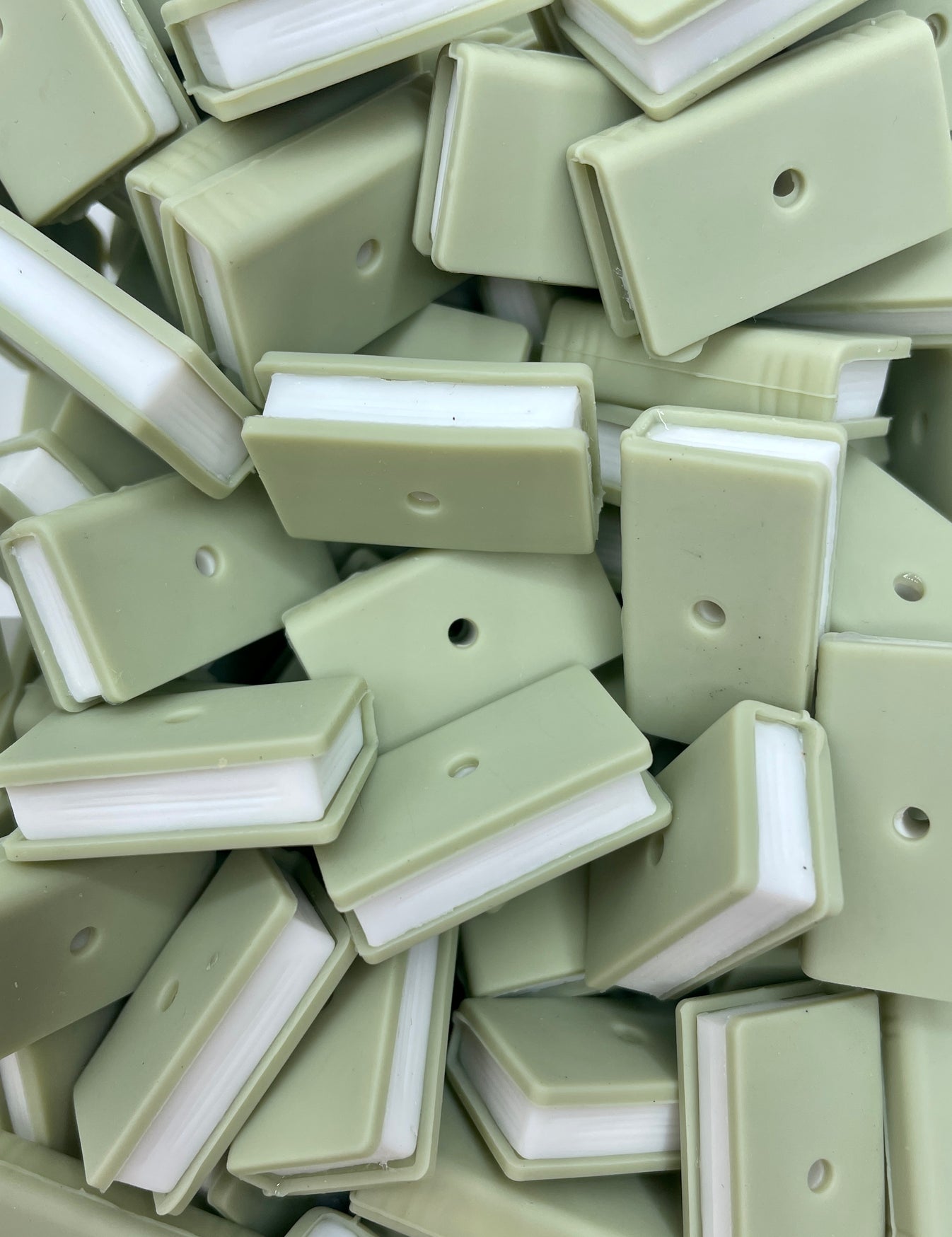 Book Custom Focal Bead**NON TEETHING** – CTS Wholesale Silicone